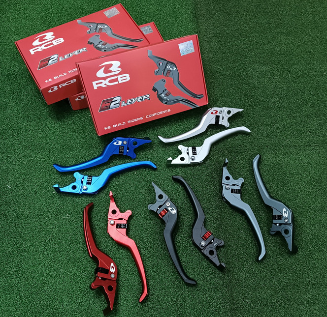 [ E2 ] RCB RACING BOY E2 ALLOY LEVER SET SCOOTER NMAX155 V1/V2/V3 ...