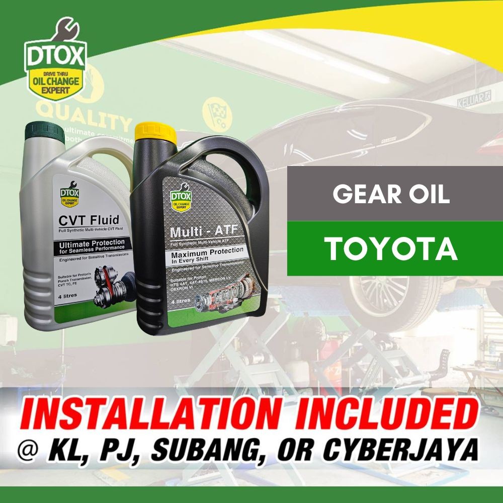 Toyota Transmission ATF Service Package | Shopee Malaysia