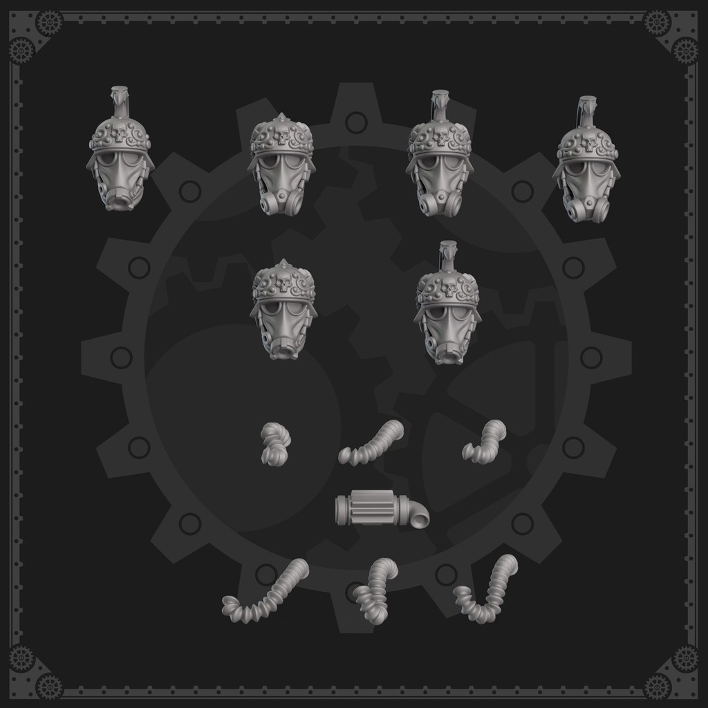 [warhammer] Gray Trendy Star World Army Body Modification DKK Head ...