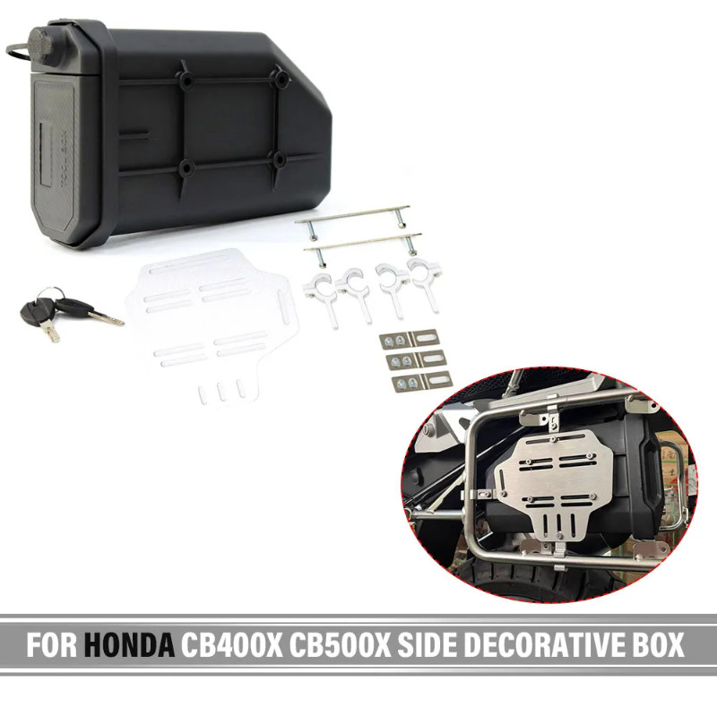 For Honda CB400X CB500X Side Decorative Box Motorcycle Waterproof ...