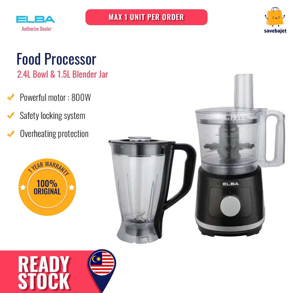 ELBA Pengisar Pemproses Makanan Serbaguna Food Processor All-in-one for ...