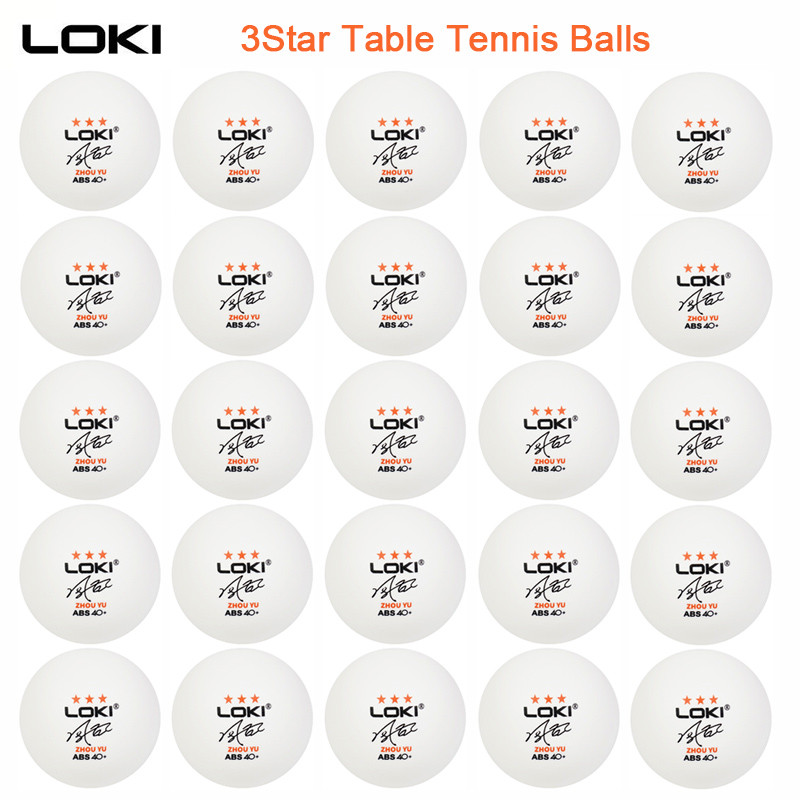Original LOKI 3Star Table Tennis Balls 40+MM ABS Material Ping Pong ...