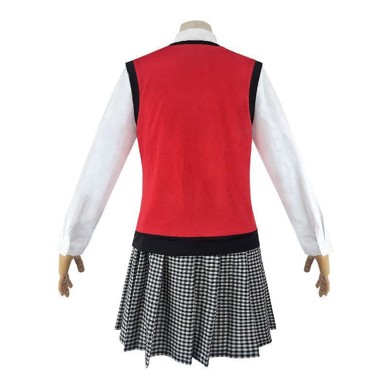 ZST Anime Kakegurui Midari Ikishima Cos Outfit School Uniform Dress ...