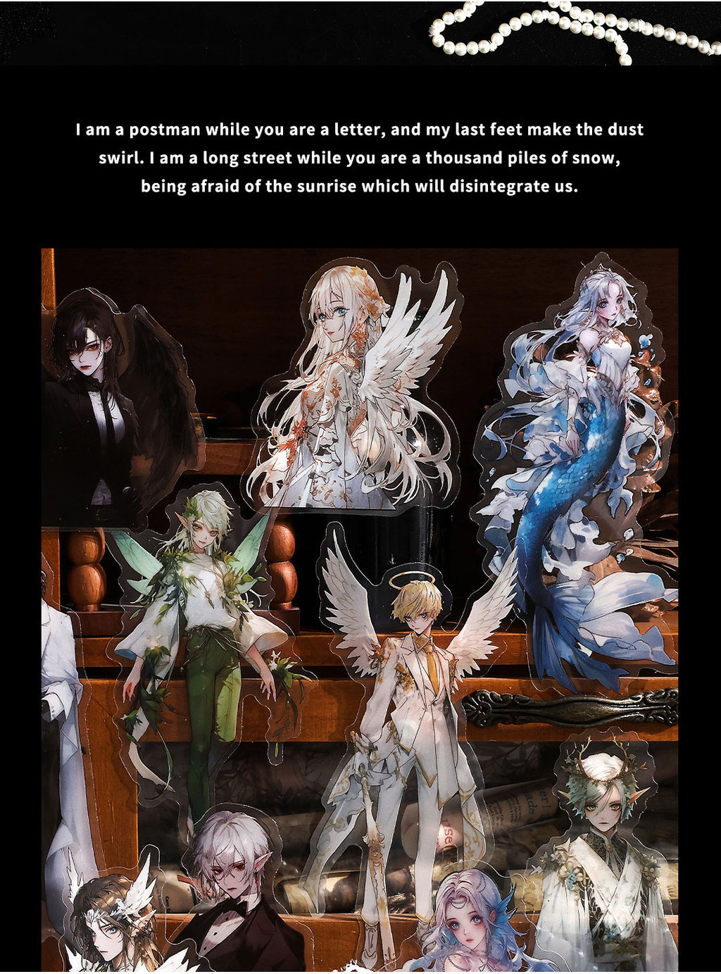 ENWEI 20 Pcs [Borderless Land Series] Cartoon Journal Stickers ...