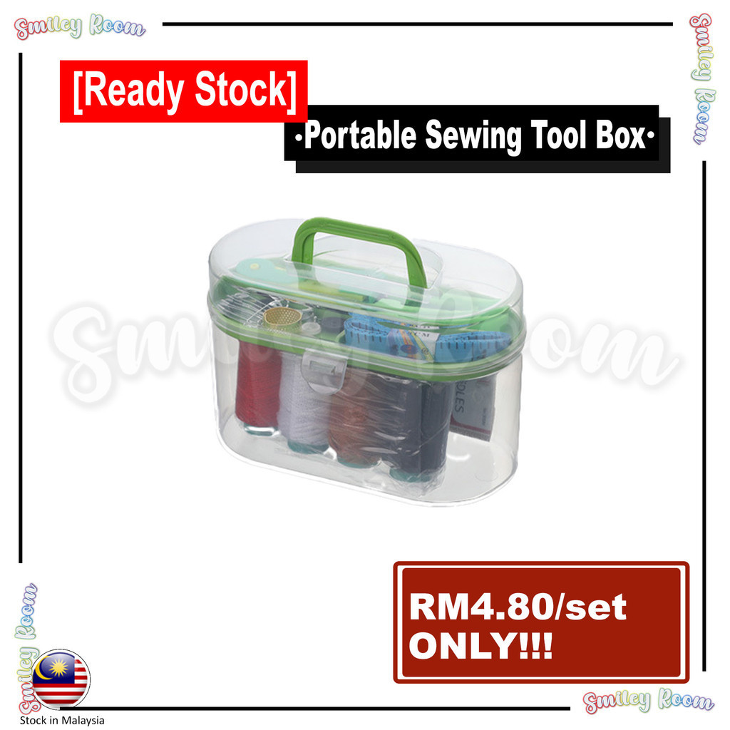 [Ready Stock] Portable Sewing Tool Box 缝纫工具针线盒 Kotak Alat Jahit ...