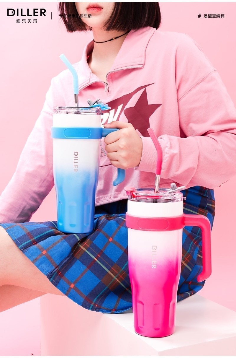 Diller Botol Ice Boss Large Coffee Tea Direct Straw Cool Ais Keeping ...