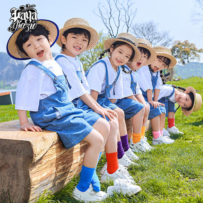 Children's Cheerleading Uniforms, Kindergarten Overalls, Graduation ...