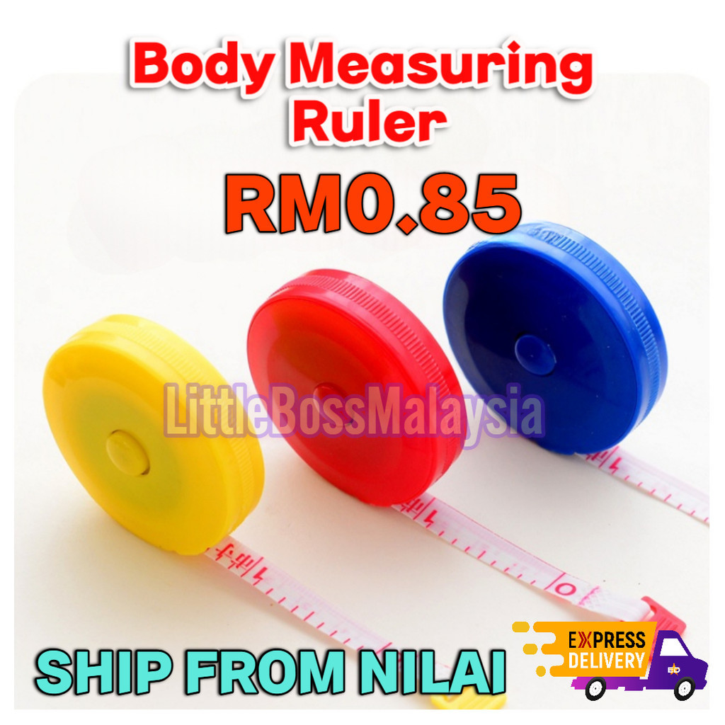🔥𝑹𝑬𝑨𝑫𝒀 𝑺𝑻𝑶𝑪𝑲🔥Body Measuring Ruler Sewing Tailor Tape Measure Soft Flat ...