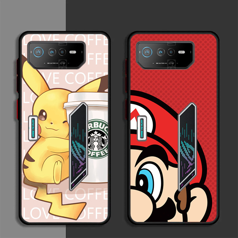 Asus ROG Phone 6 ROG 6 Pro Cute Casing Pikachu Stitch Mickey Mouse ...