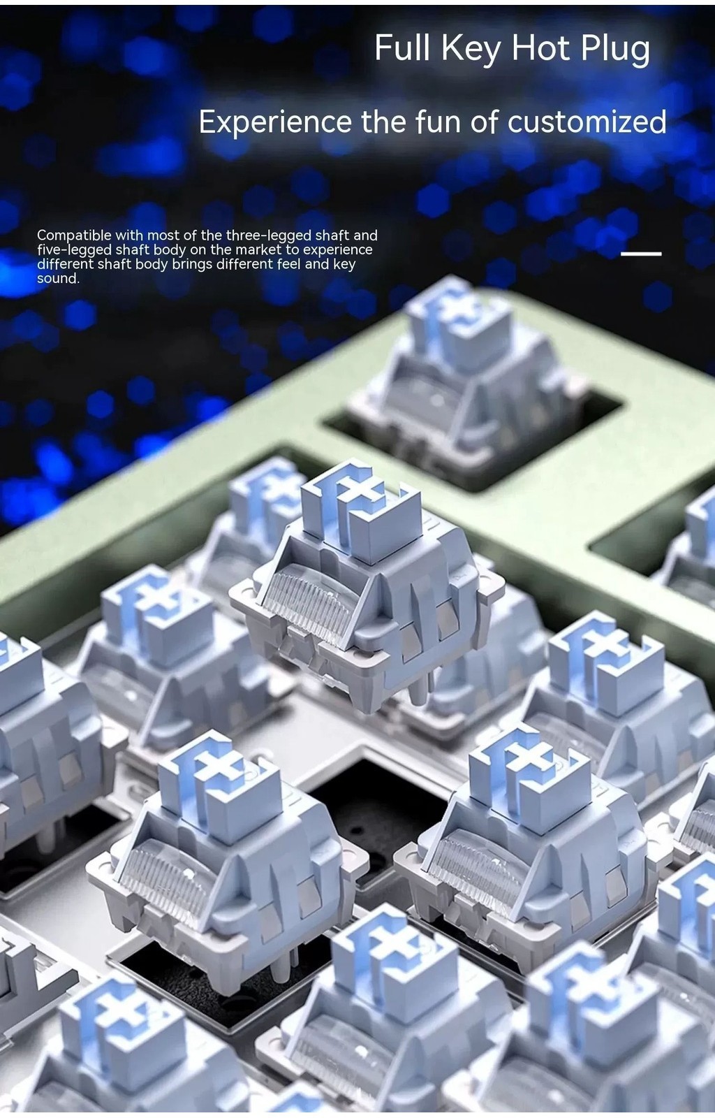 Ready stock! Leobog Hi8 Hi8SE Three Mode Bluetooth 2.4g Wireless RGB Mechanical Keyboard Hot ...