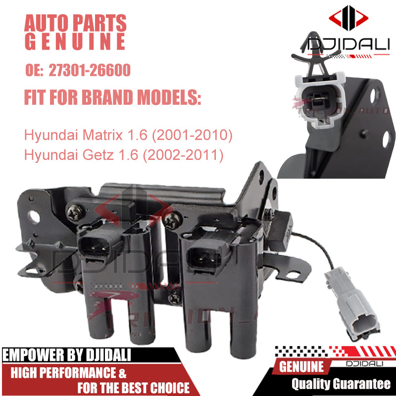 HYUNDAI MATRIX 1.6 GETZ 1.4 IGNITION COIL PLUG COIL 27301-26600 ...