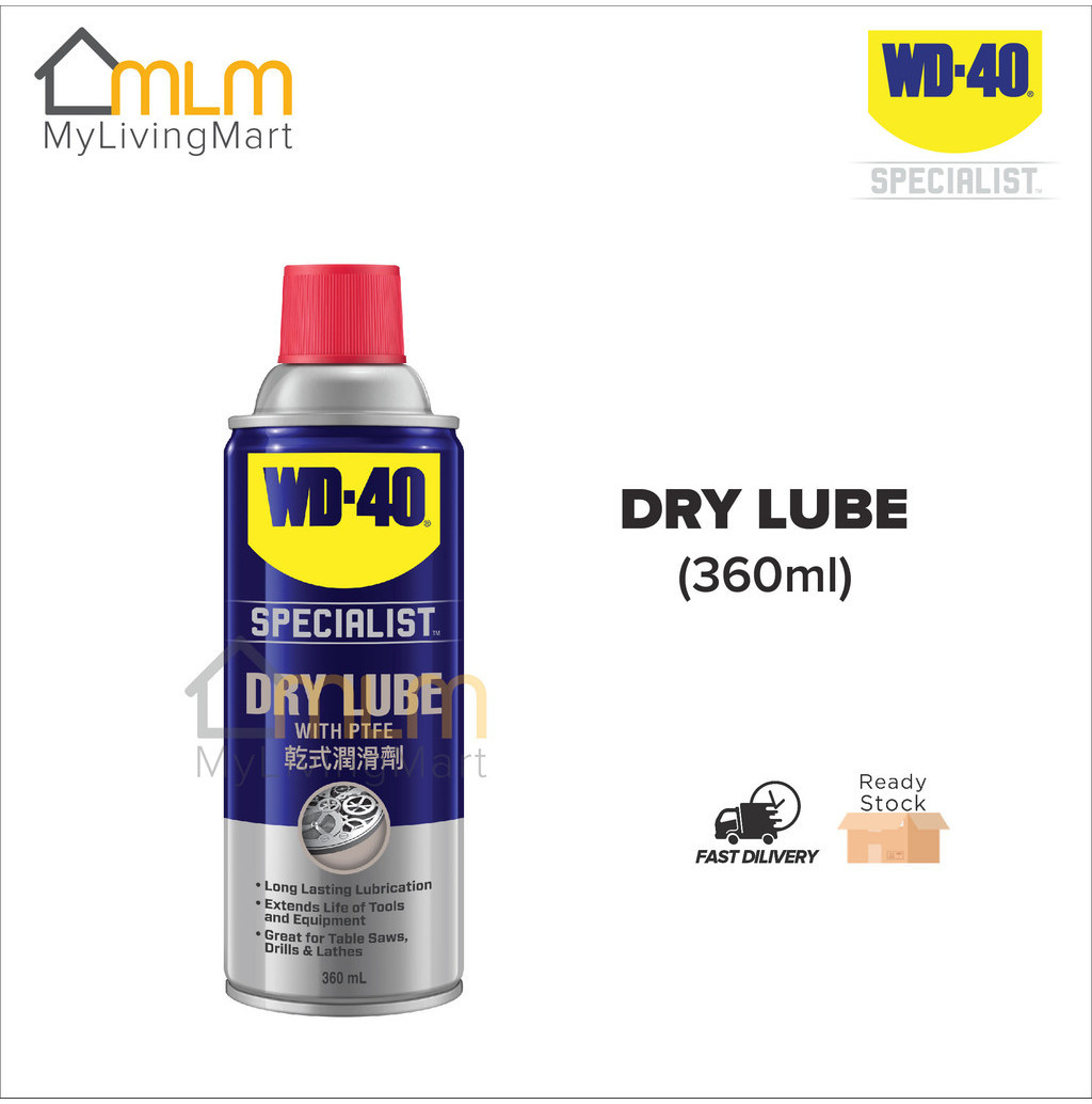 WD-40 Specialist High Performance Dry Lube PTFE 360ml | Shopee Malaysia