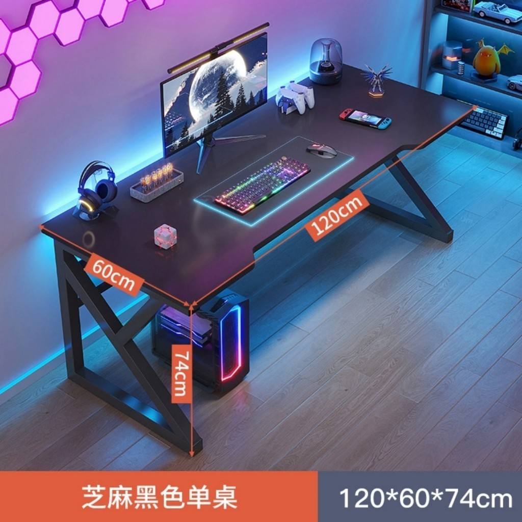 Sellerpick Home Simple 120 cm / 140 cm Computer Table Wooden Desktop ...