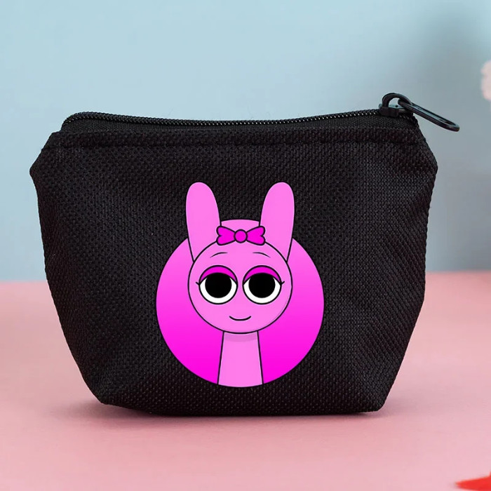 Sprunki Coin Purse Wallet Incredibox Cartoon Anime Portable Money Coin ...