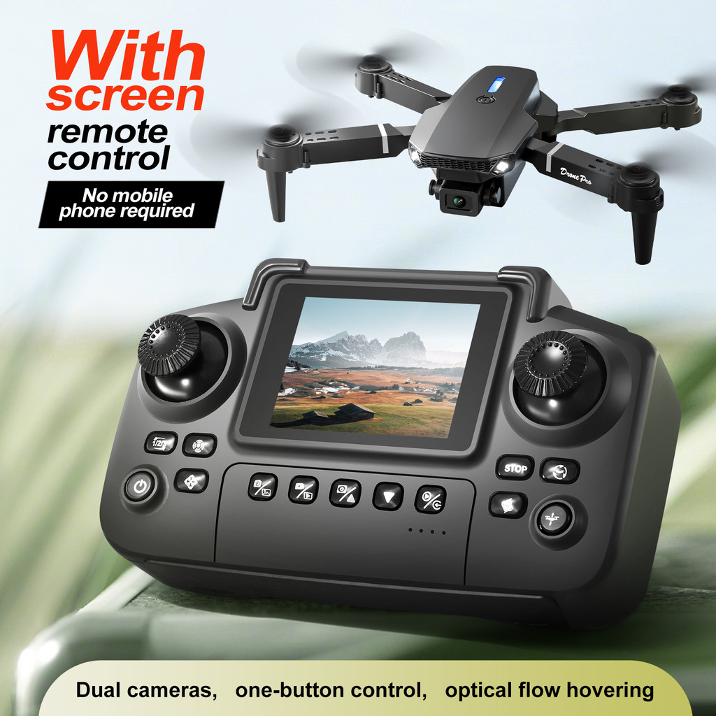 New E88 E99 RC Drone 4K Professinal With 1080P Wide Angle Dual HD ...