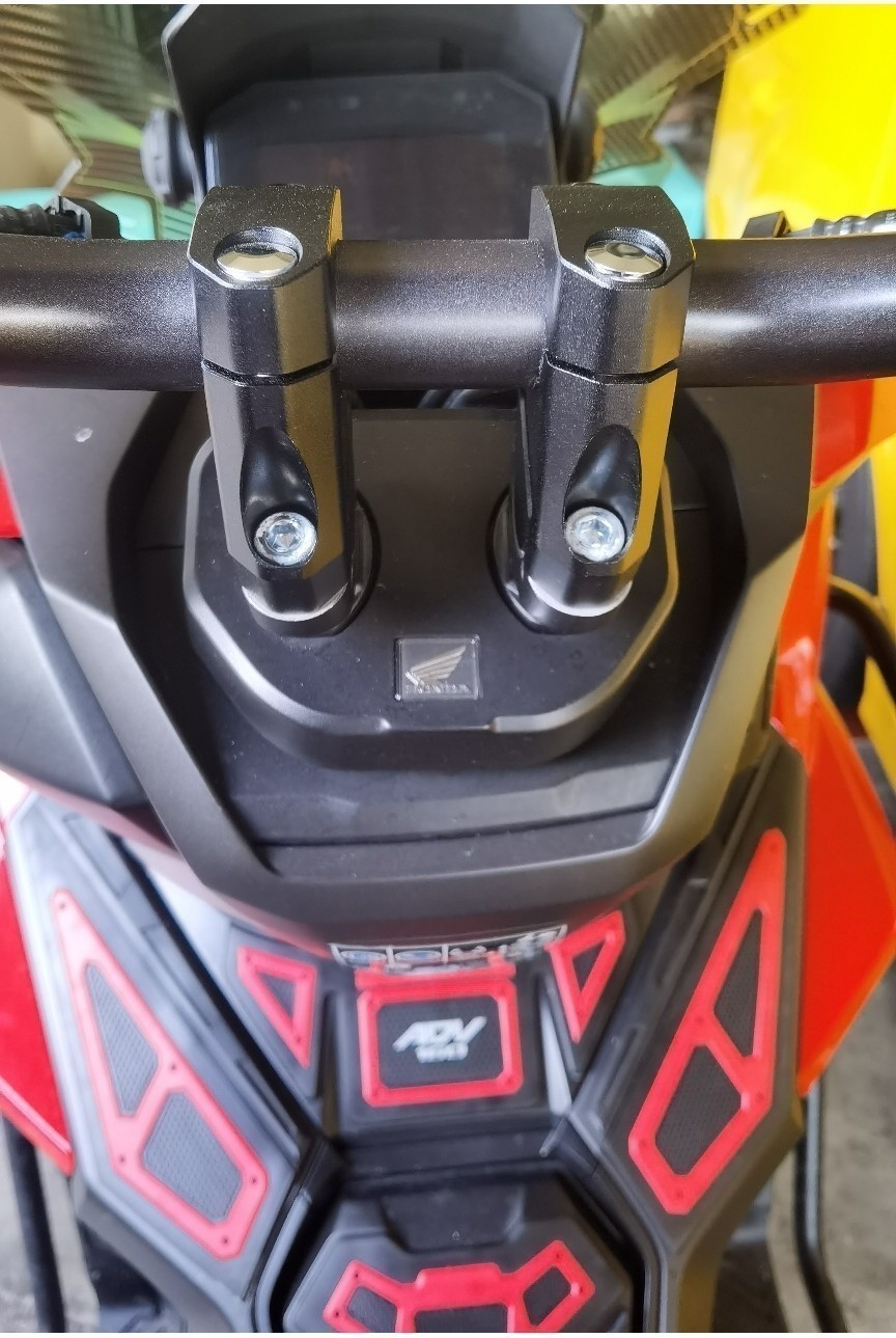 Motorcycles Handlebar Riser ADV150 ADV160 Peninggi Handle Bar 28mm 22mm Tambah Tinggi Clamp ...