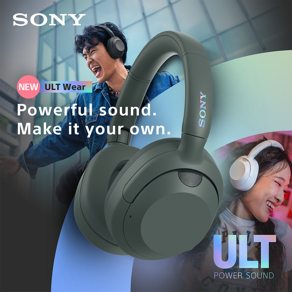 Sony ULT Wear ULT-900N Noise Cancelling Over Ear Headphones LDAC DSEE ...
