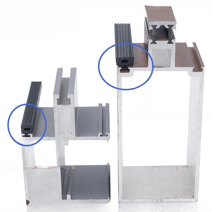 5 Meters Curtain Wall EPDM Rubber Strip Glass Curtain Wall Sealing ...