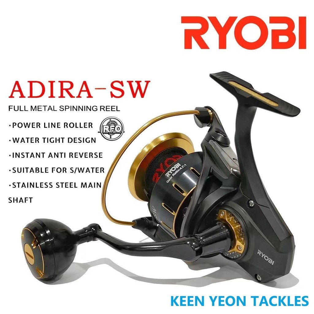 RYOBI ADIRA-SW FISHING REEL (SPINNING) | Shopee Malaysia