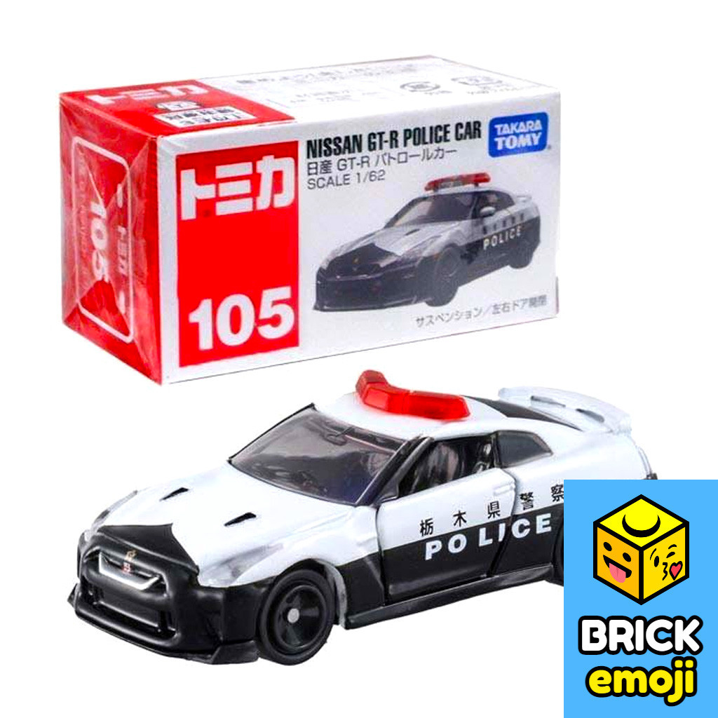 Tomica No.105 Nissan GT-R Police Car 1/62 (JP/CN) | Shopee Malaysia