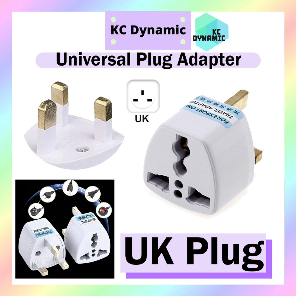3 Pin Uk Universal Adaptors Tourism Conversion Plug 便携出游万能转换头 Universal ...