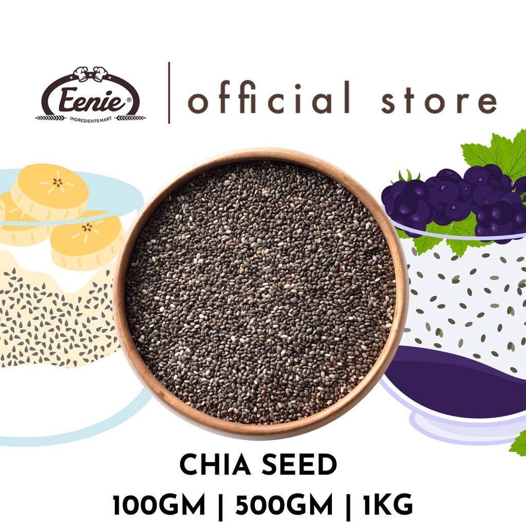 Chia Seed | Biji Chia | 1KG | 500GM | 100GM | Shopee Malaysia