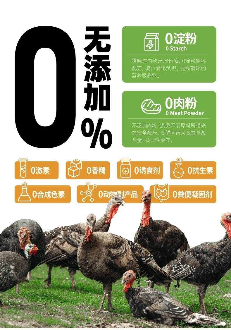 Cator 喵彩 Cator Freeze-Dried Raw Flesh 8:1:1 Rabbit/Turkey 105g Cat Main ...