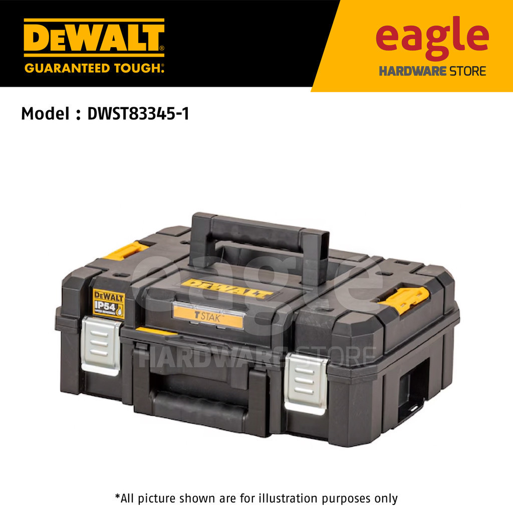 Dewalt DWST83345-1 TSTAK IP54 Shallow Box With Foam | Shopee Malaysia