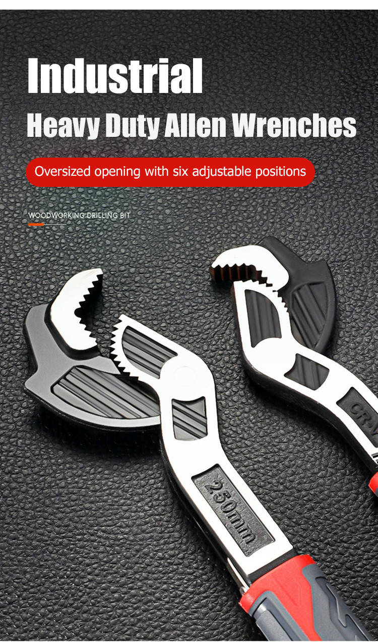 Self-Locking Universal industrial Wrenches Multifunctional Live-Opening ...