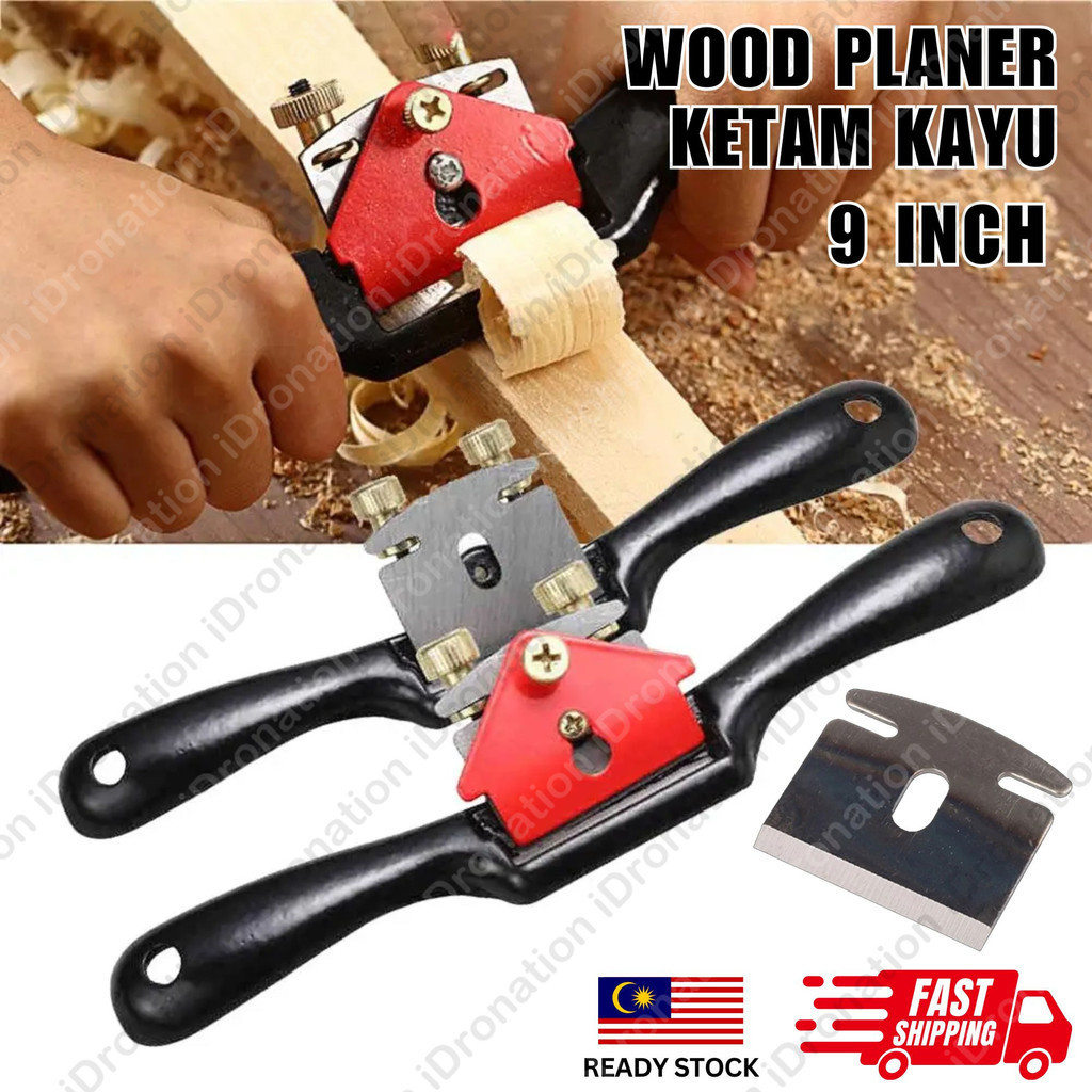 Alat Ketam Kayu 9" Adjustable Wood Planer Carpenter Woodworking ...