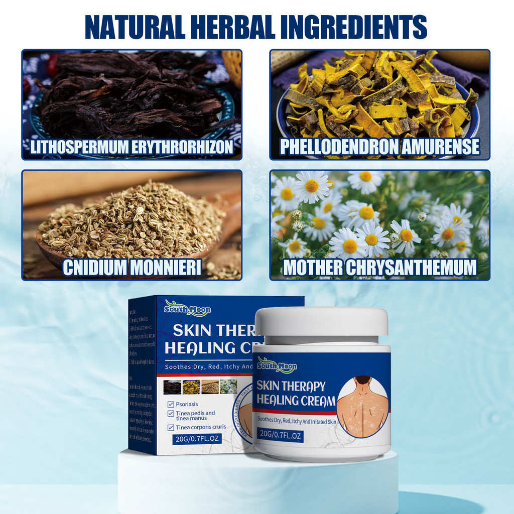 Skin Therapy Healing Cream Itch Relief Dermatitis Eczema Fungal Tinea ...