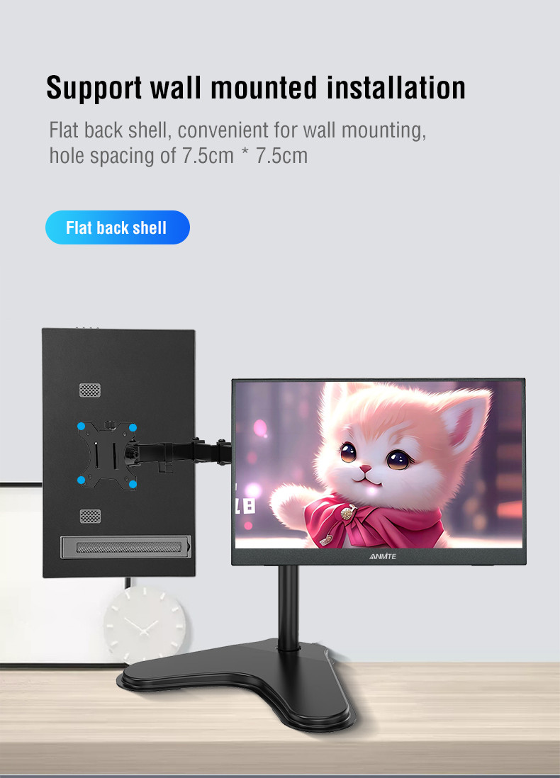 Anmite 15.6 Inch WiFi Wireless Android TV Smart Projection Monitor ...