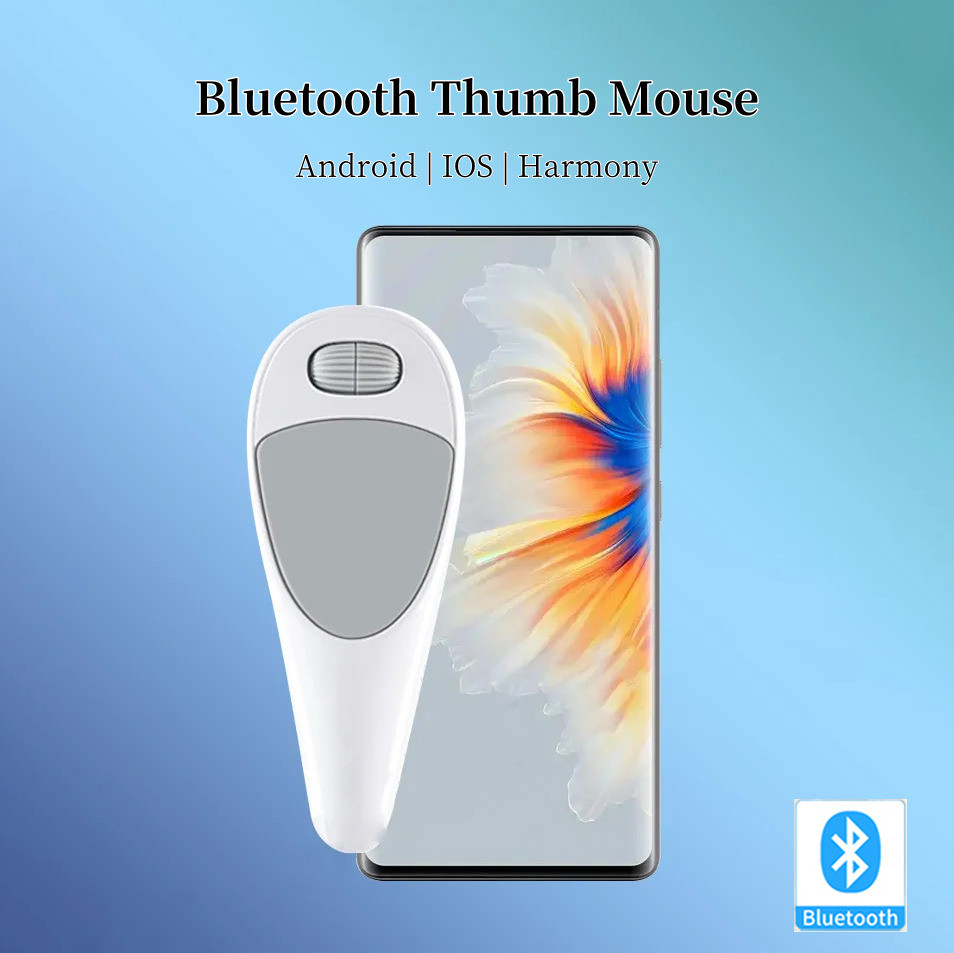 Lazy Bluetooth Mouse Wireless Remote Control Finger Mause Ergonomics ...