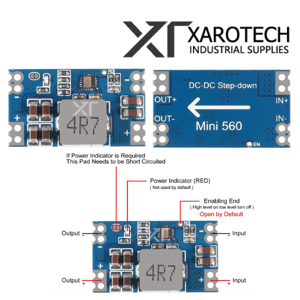 Mini-560 Fixed DC-DC Buck Regulator Step Down 5A Voltage Buck Converter ...