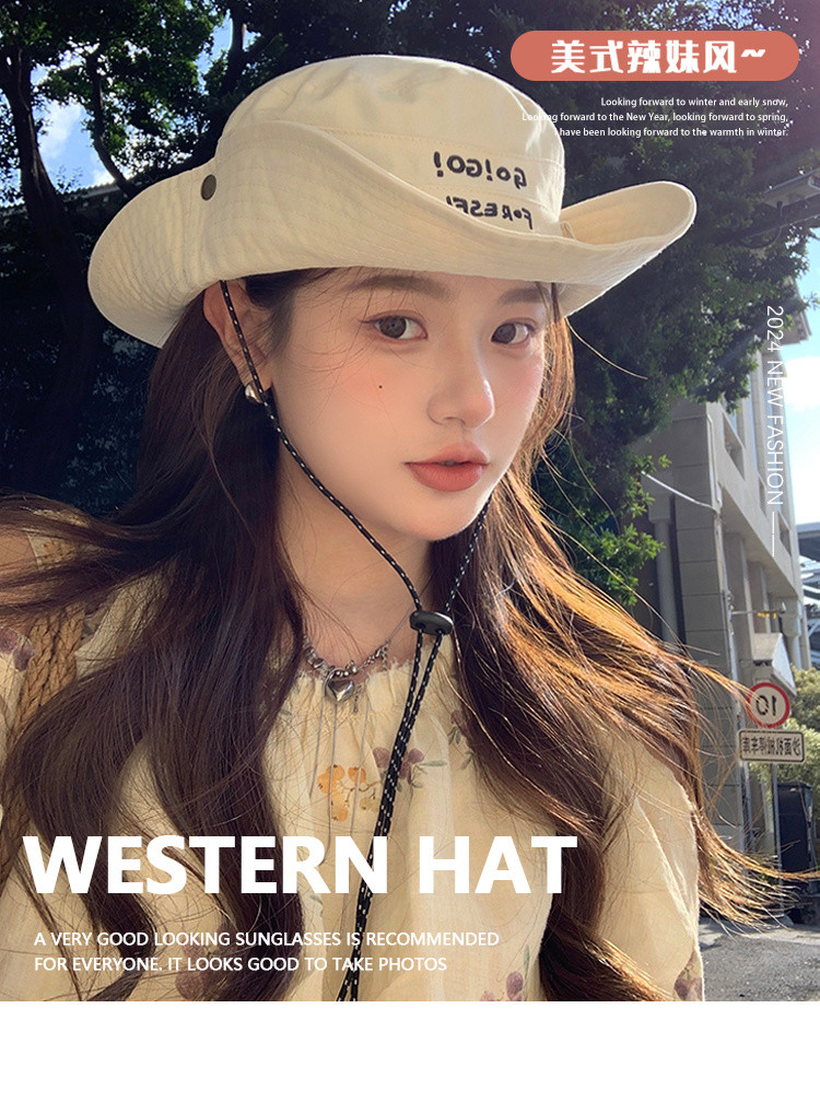 Topi Nelayan Bersulam Gaya Jepun untuk Wanita | Shopee Malaysia