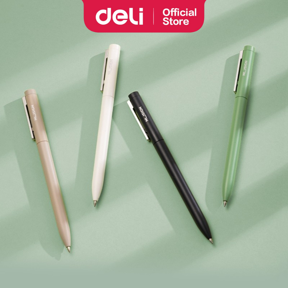 Deli Nusign Smooth series Retractable Gel Pen 0.5mm Smooth Writing ...