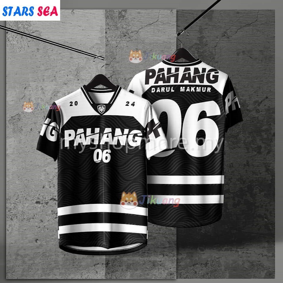 in stock Jersey Pahang 2024 Design Jersey Adult Male Clothes with Round ...