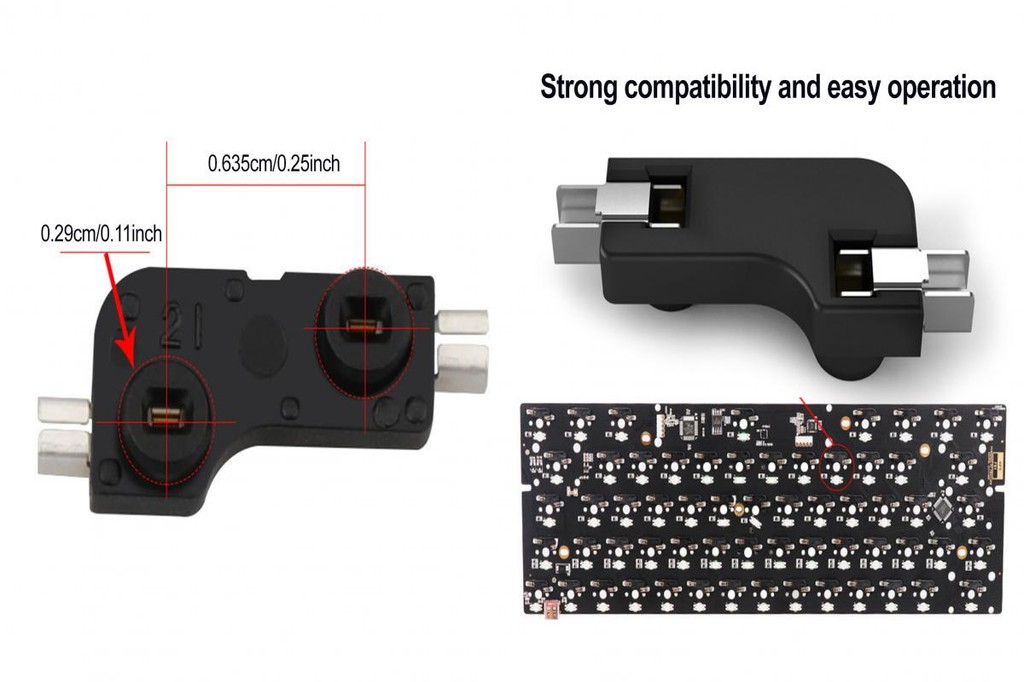 BUR_ Mechanical Keyboard Hot-swap Plugs Wide Compatibility Mechanical ...