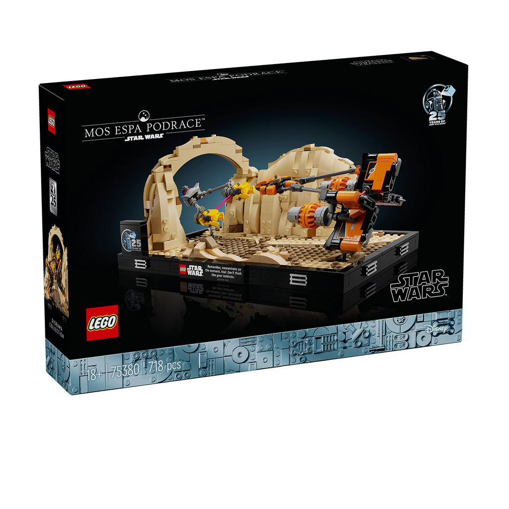 LEGO 75380 Star Wars Mos Espa Podrace Diorama Building Toy Set (718 ...