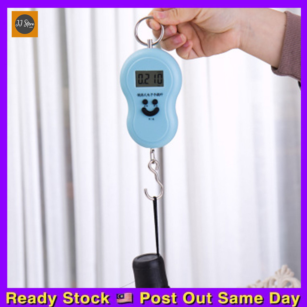 50kg Digital Scale Portable Electronic LCD Luggage Scale Mini Scales ...