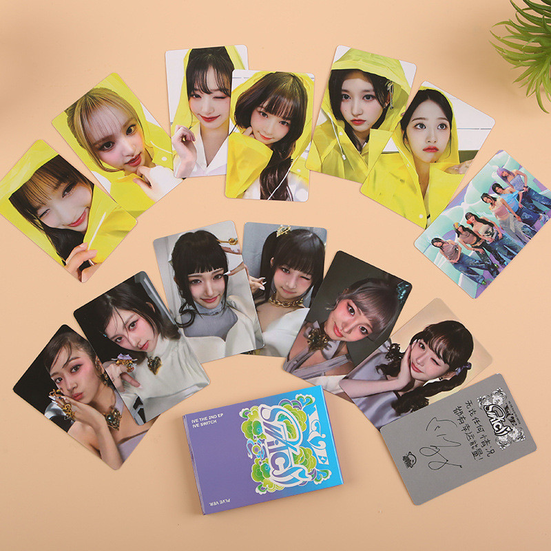 New Kpop Idol IVE SWITCH Album Photo Card Yujin Gaeul Wonyoung LIZ Rei ...