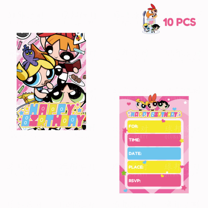 The Powerpuff Girls Season Children's Flag Cake Insert Latex Balloon ...