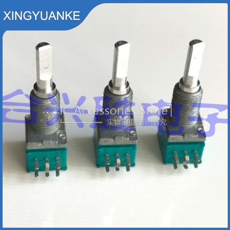 1Pcs/Lot RK097 Type Rotary Potentiometer Double B100K With Midpoint ...