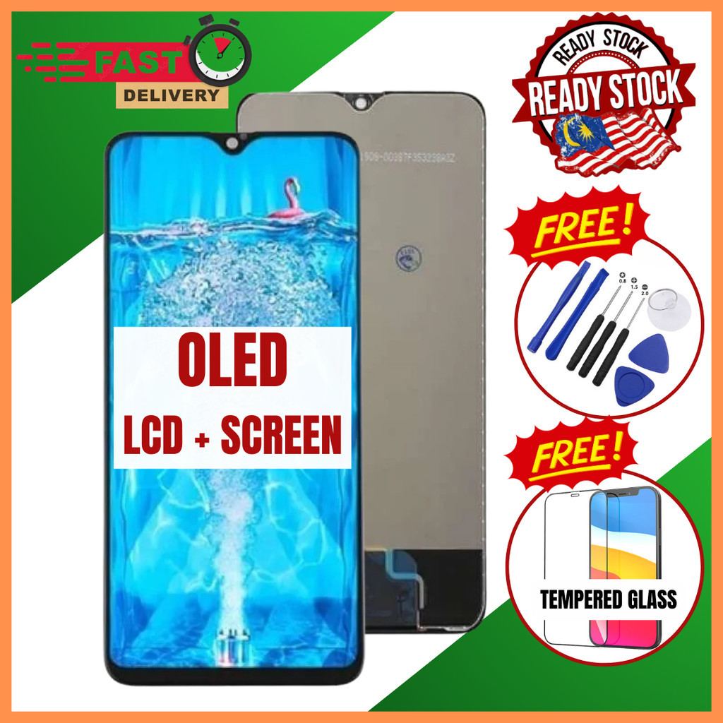 Compatible For F9 / F9 Pro / Realme 2 Pro OLED Support Fingerprint LCD ...