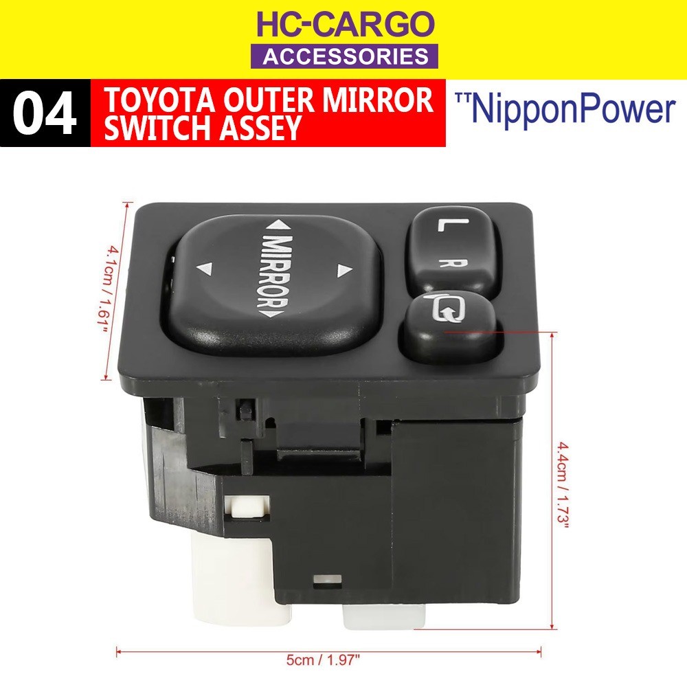 Toyota VIOS / HILUX / ALTIS / FORTUNER 2007 LEXUS Side Mirror Control ...