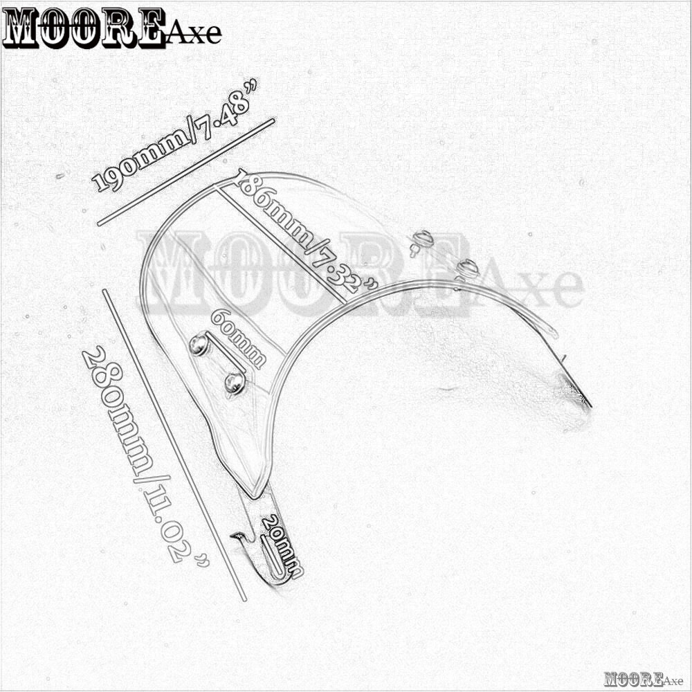 Mooreaxe For Yamaha XSR155 2019 2020 2021 2022 2023 2024 Motorcycle Headlight Fairing Windshield ...