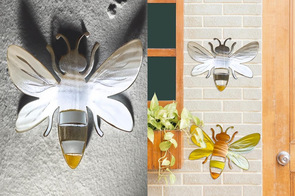 XPS Bee-themed Home Decor Handcrafted Metal Bee Wall Art for Farmhouse ...