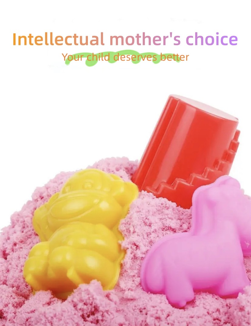 1 kg 39Pcs Sand Sets Dynamic Eco Sand Castle Play Set Slime Tools Play ...