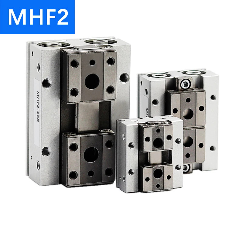 MHF2-8D MHF2-10D MHF2-12D MHF2-16D MHF2-20D Low Profile Air Parallel Gripper Force Pneumatic ...