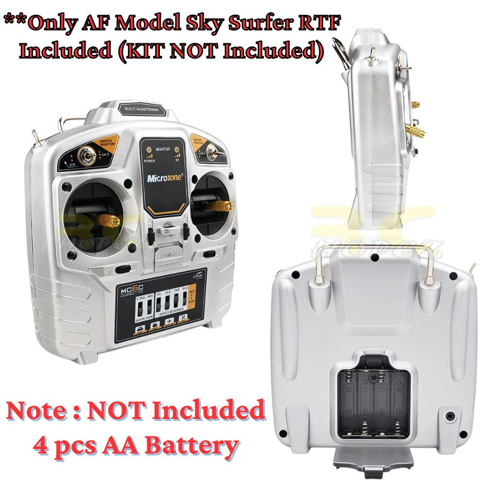 Sky Surfer RC Planes Glider 1400mm Wingspan Beginner Trainer FPV AF ...